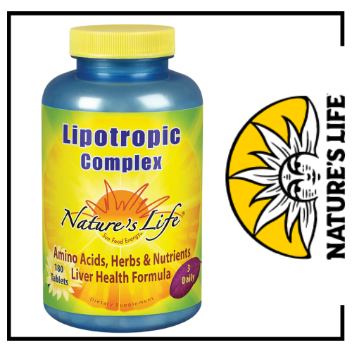 Natures Life Lipotropic Complex - 180 Veg Tablets – FITKING