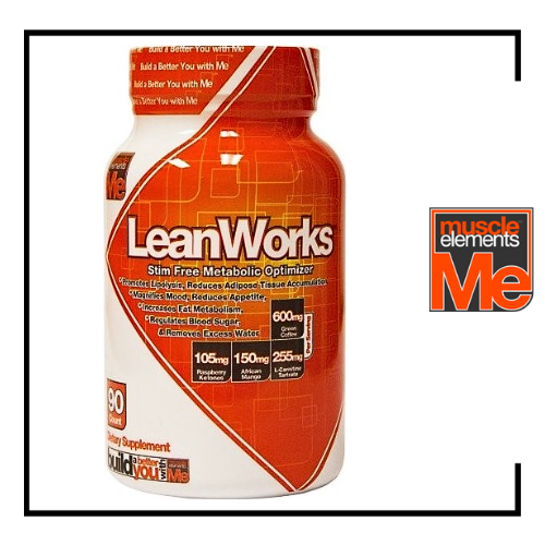 LEAN WORKS by Muscle Elements - Boost Fat Loss & Regulate Appetite, 90 ...